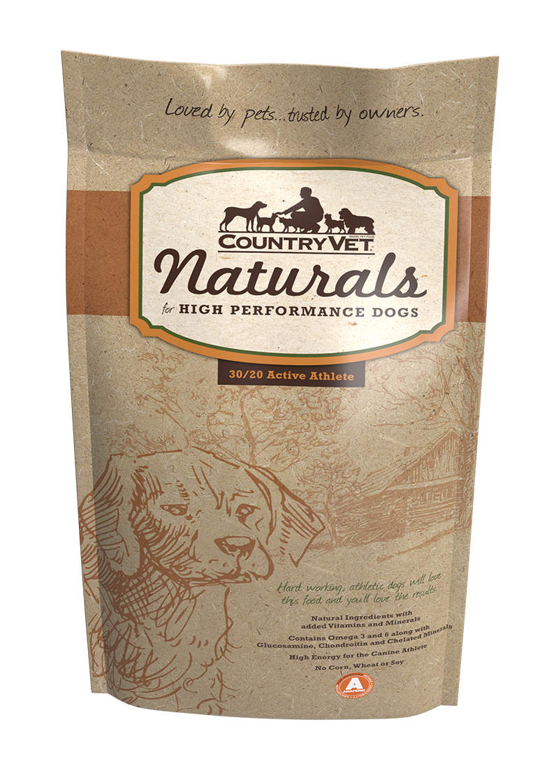 COUNTRY VET® Naturals 30/20 Active Athlete Dog Food in Bulk – Midwest Greyhound Supply