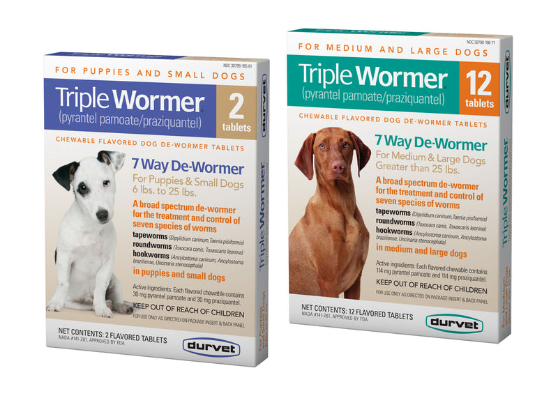 Durvet Triple Wormer | Wholesale Vet Supplies – Midwest Greyhound Supply